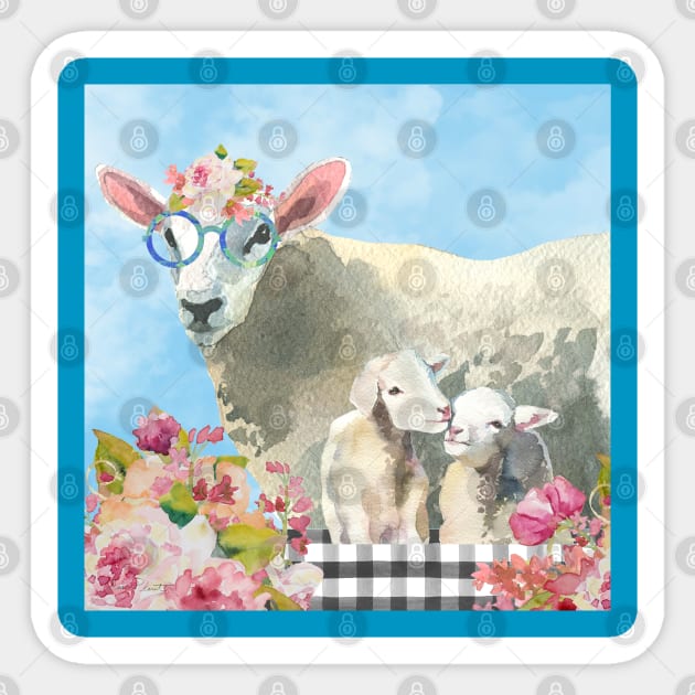 Farm Animal Beauties B2 - Farm Animal - Sticker | TeePublic