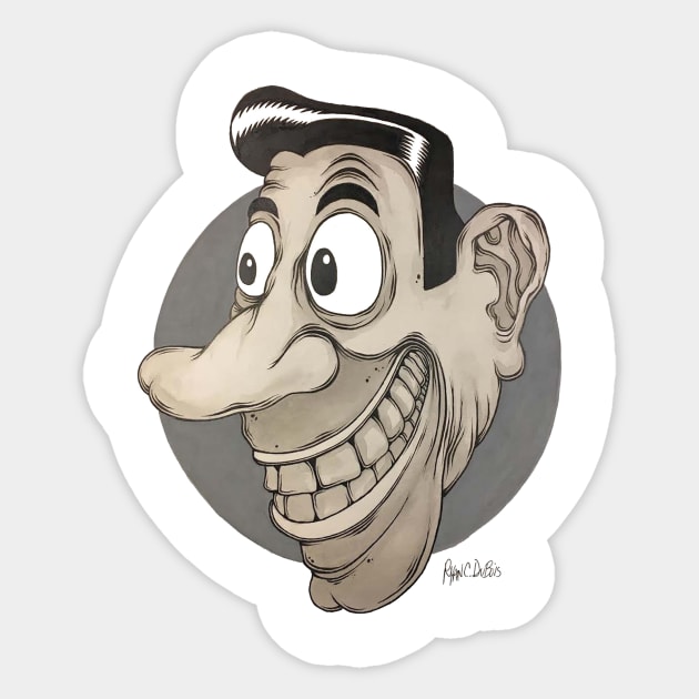 Guy Smiley - Rockabilly - Sticker | TeePublic