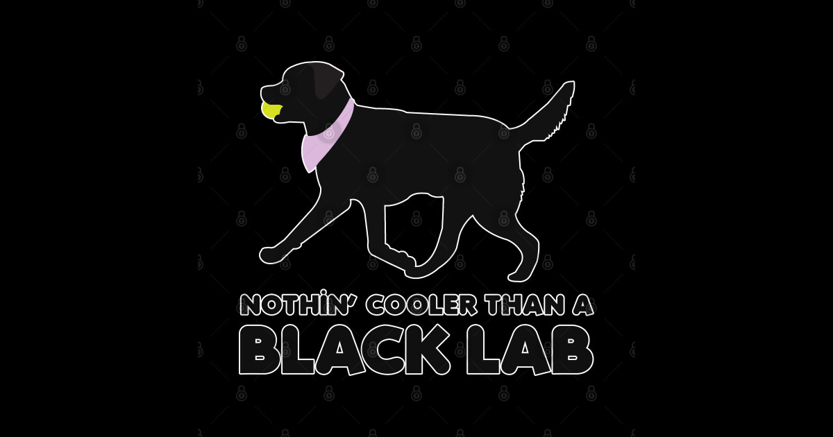 Black Lab Black Labrador Retrievers Pattern in PURPLE - Lab - Sticker ...