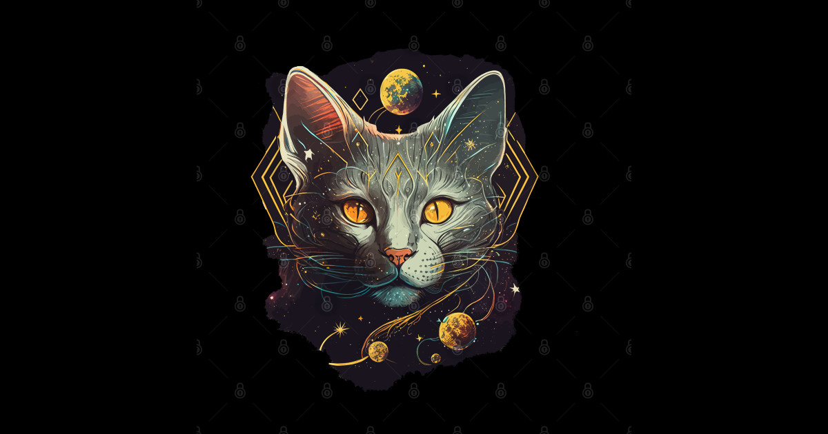 Spaced out - Cat Lover Gift - T-Shirt | TeePublic