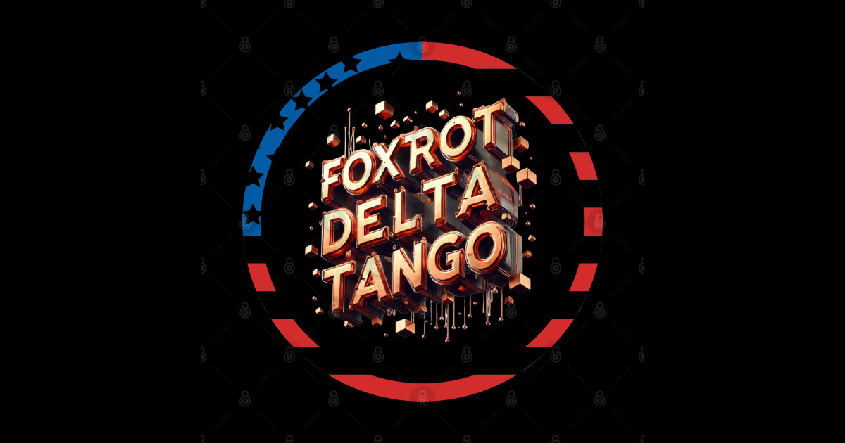 Foxtrot Delta Tango - Foxtrot Delta Tango - Sticker | TeePublic