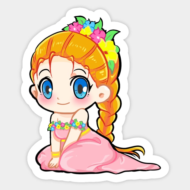 Ann Goddess Festival - HM BTN - Harvest Moon - Sticker | TeePublic