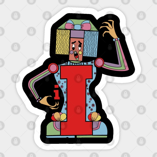 The Letter People: Miss I - Letter People - Sticker | TeePublic