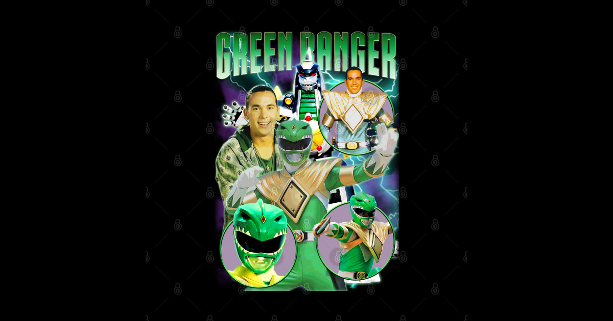 Green Ranger Bootleg - Green Ranger - Sticker | TeePublic