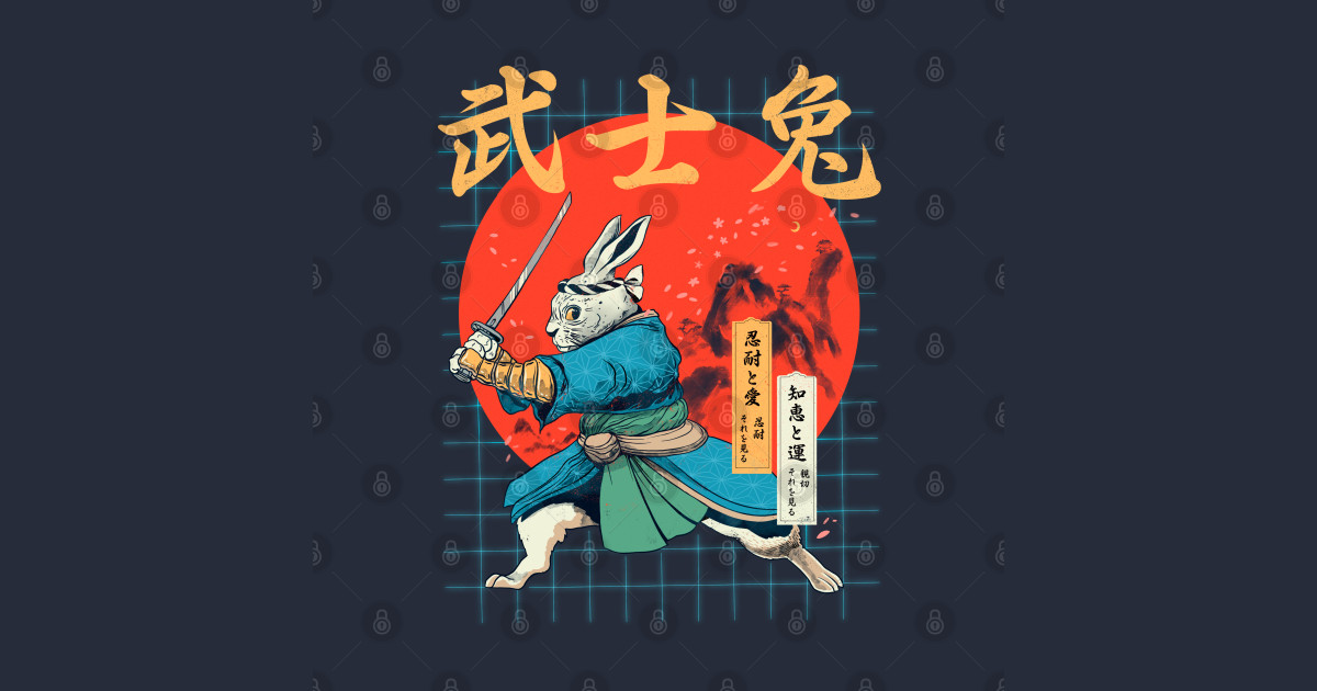 Ronin Rabbit - Rabbit - T-Shirt | TeePublic