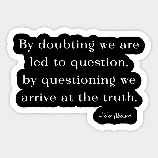 The Path to Truth - Philosophy - Sticker | TeePublic