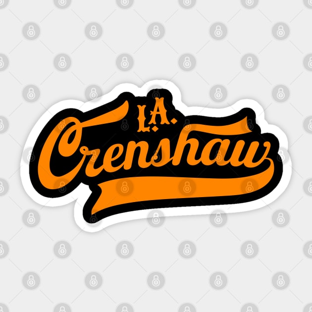 Los Angeles Crenshaw classic - Crenshaw LA - L.A. Crenshaw Logo - Los ...