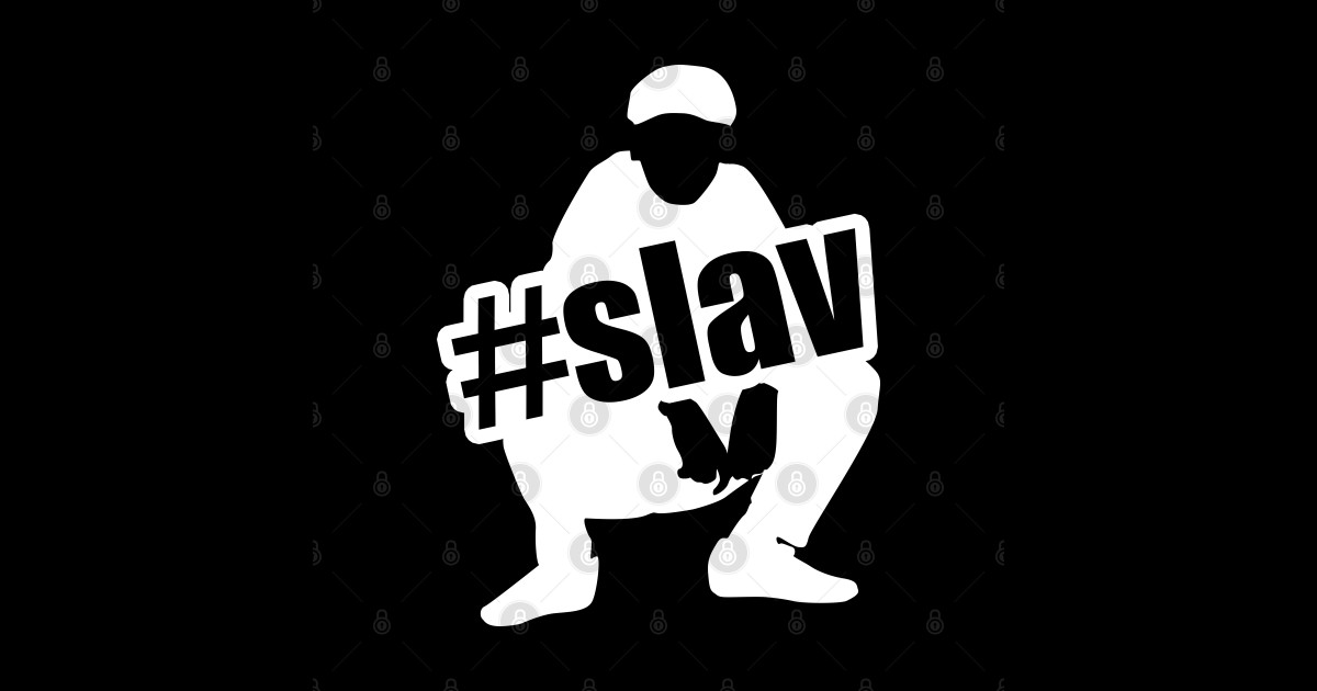slavic squat #slav - Slav - Sticker | TeePublic