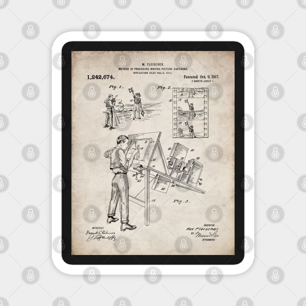 Animation Patent - Cartoonist Home Theater Art - Antique - Animation ...