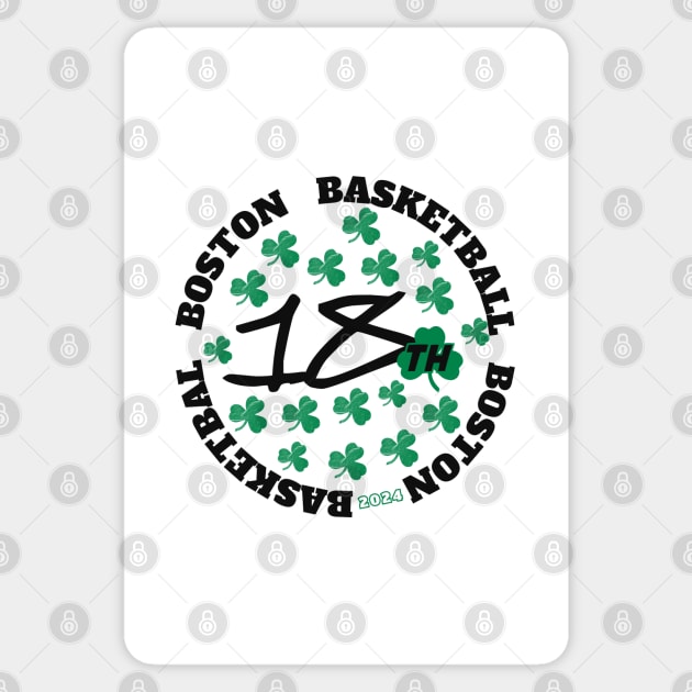 Boston Celtics 2024 Champions Circle for White Shirt - Boston Celtics ...