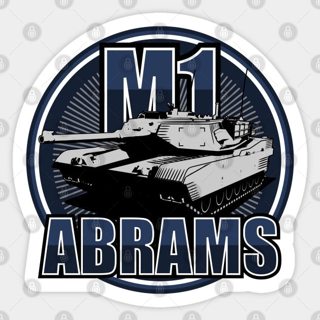 M1 Abrams - Army Tank Patch - Sticker | TeePublic