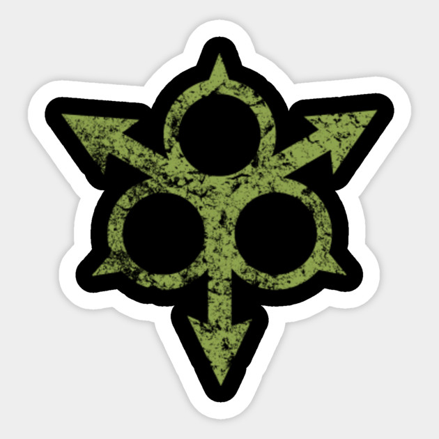 Mark of Nurgle (green) - Warhammer - Sticker | TeePublic