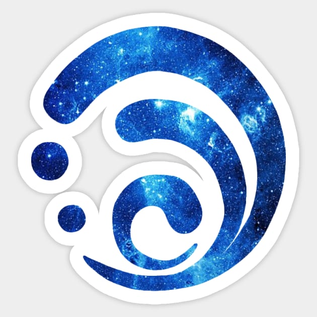 Hydro Element Genshin Impact - Genshin Impact - Sticker | TeePublic