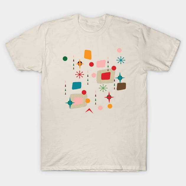 50s atomic pattern - Atomic Pattern - T-Shirt | TeePublic