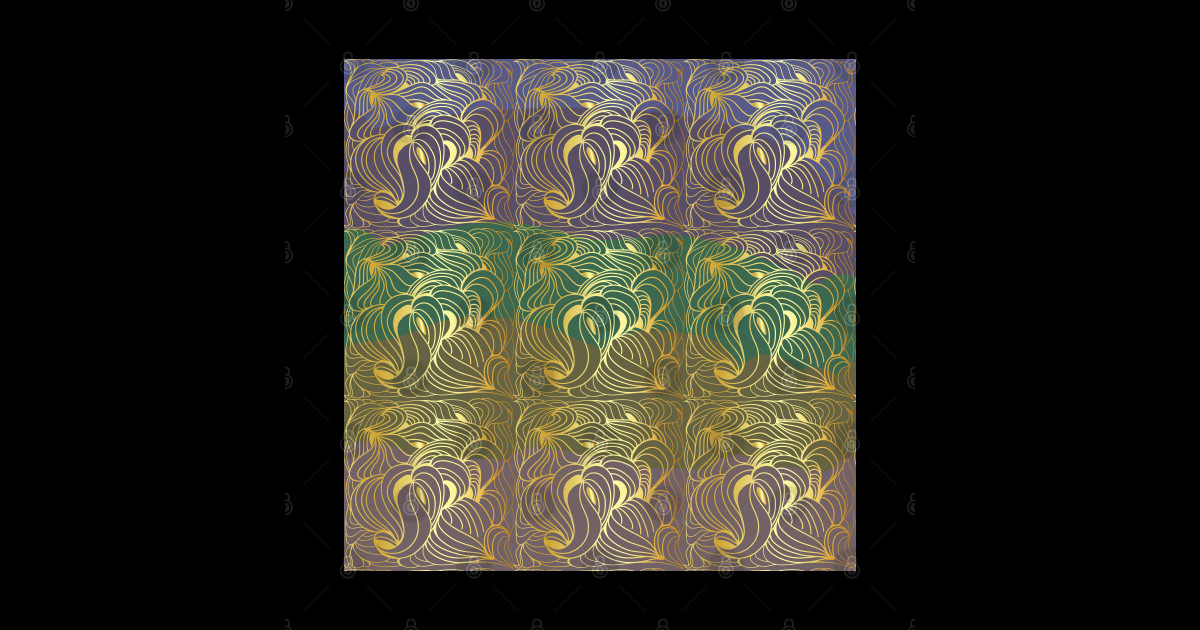 Gold Lines Pattern Design - Line Pattern - Sticker | TeePublic