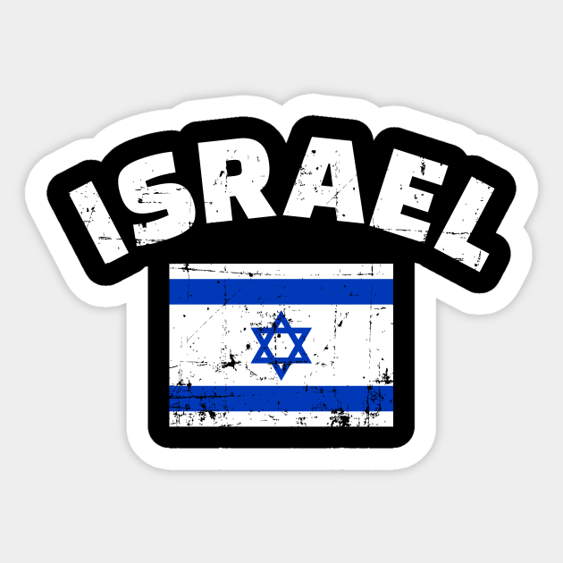 Israel flag - Israel - Sticker | TeePublic
