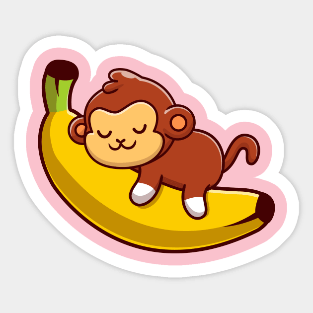 sleeping monkey drawing