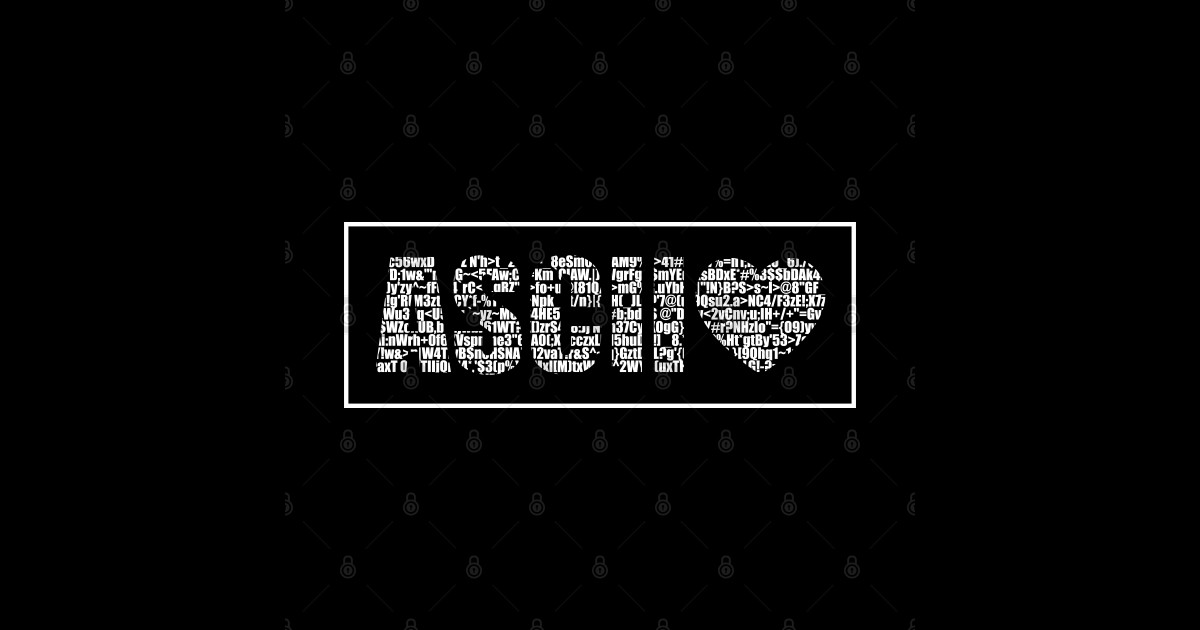 I Love Ascii! - Ascii - Sticker | TeePublic