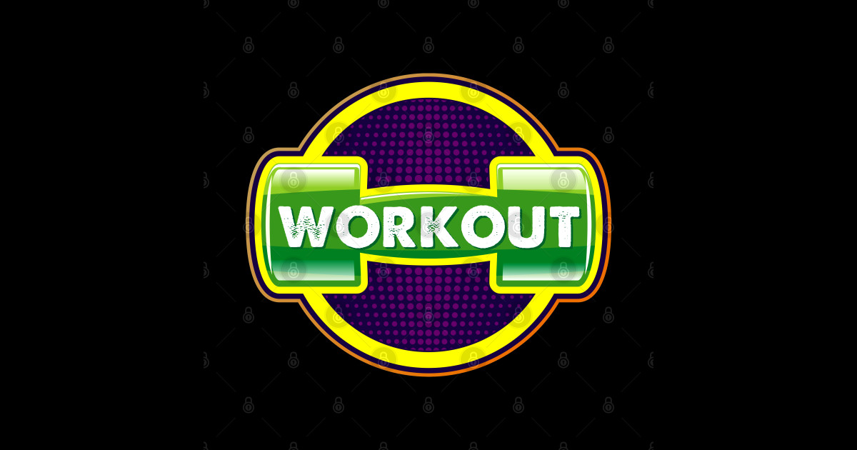 Workout Graphic Art for Gym and Exercise Lovers with Bold Visual ...