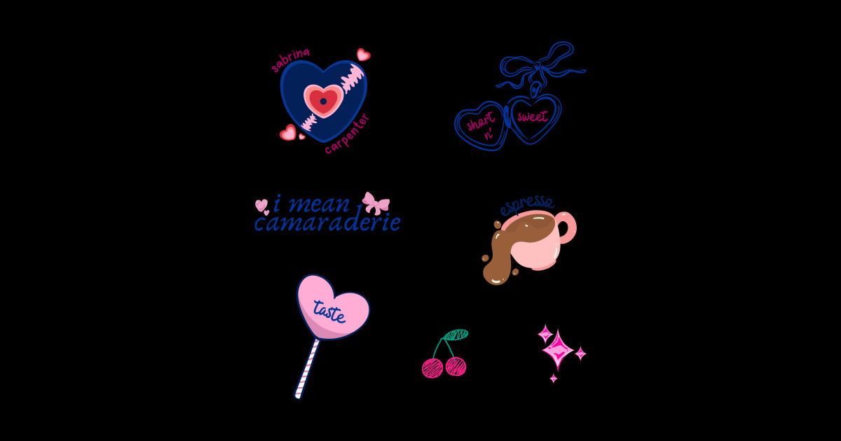 short n' sweet set - Sabrina Carpenter - Sticker | TeePublic