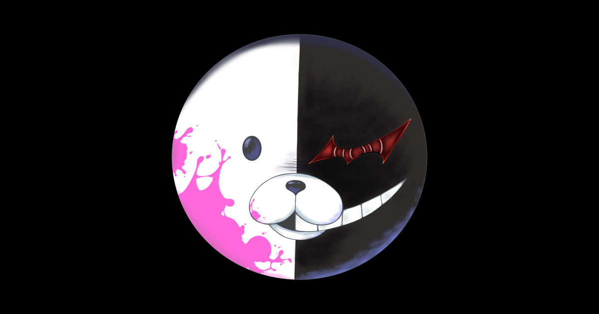 Danganronpa/monokuma fanart - Anime Art - Sticker | TeePublic