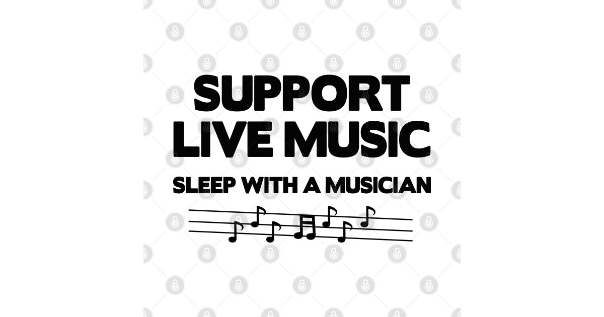 Support Live Music - Support Live Music - T-Shirt | TeePublic