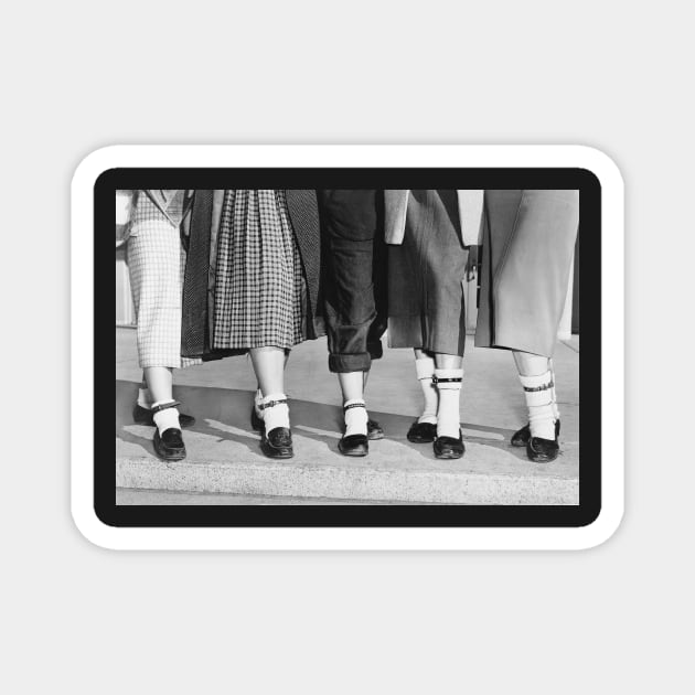 Bobby Socks 1953 Vintage Photo Bobby Socks Magnet Teepublic