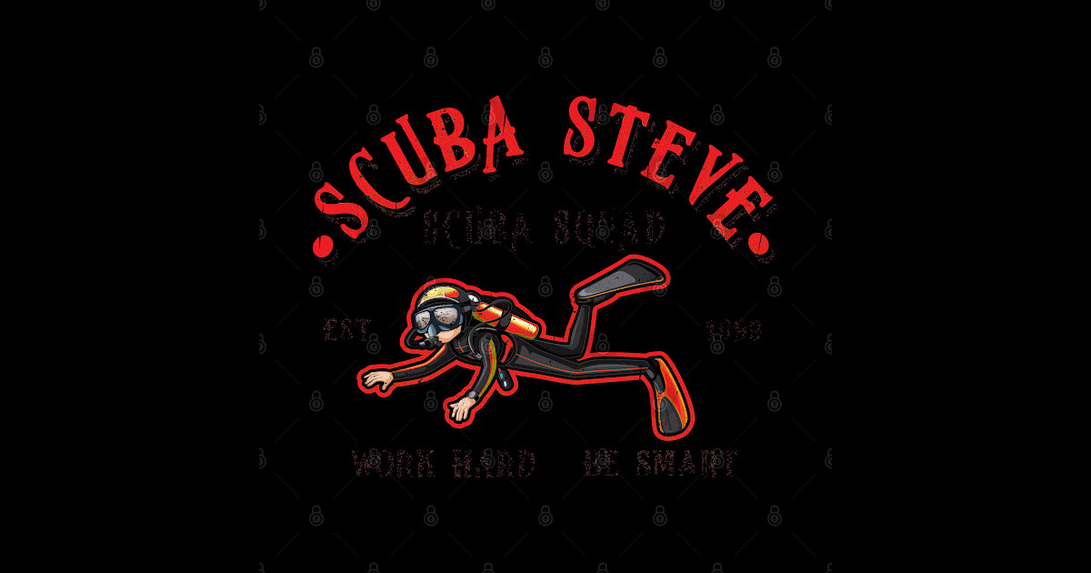 Scuba Steve Scuba Squad Lts - Big Daddy - Sticker | TeePublic