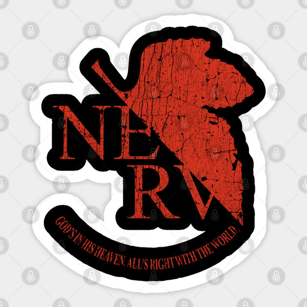 NERV Evangelion - Evangelion - Sticker | TeePublic