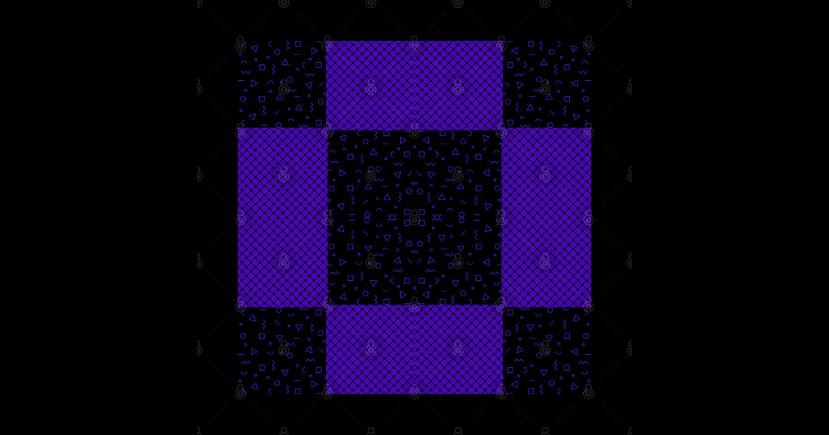 Block Pattern Design - Pattern Design - Sticker | TeePublic