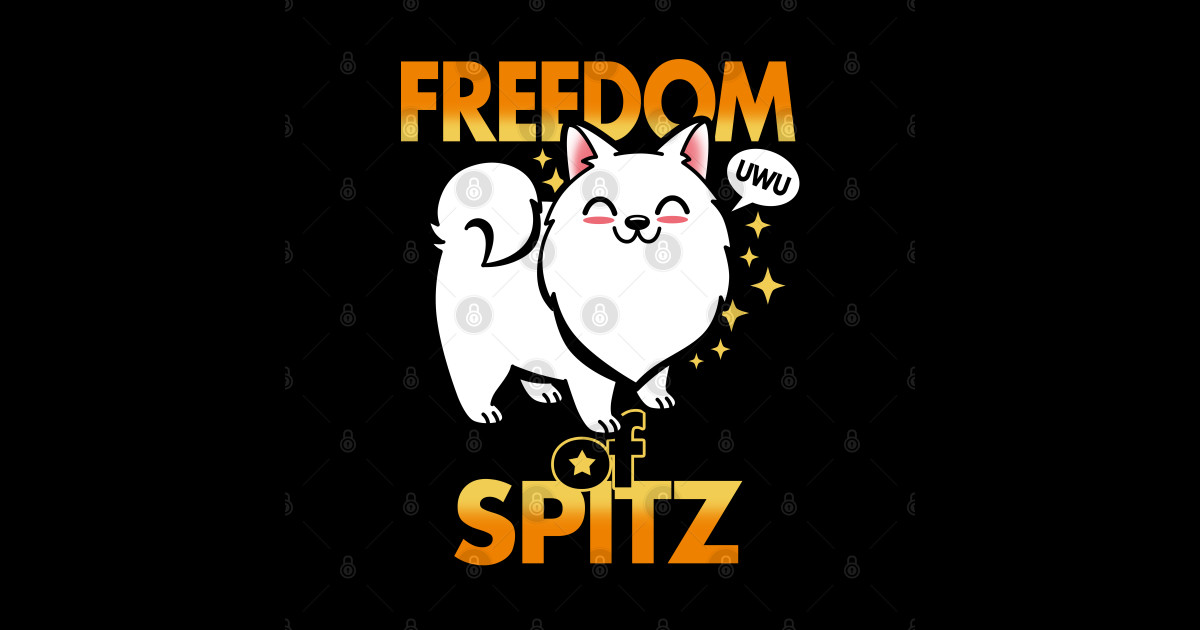 Funny Cute Spitz Dog Clever Meme - Spitz Dog - Sticker | TeePublic