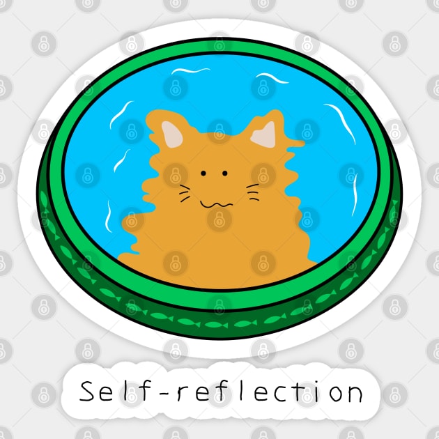 self reflection - Self Reflection - Sticker | TeePublic