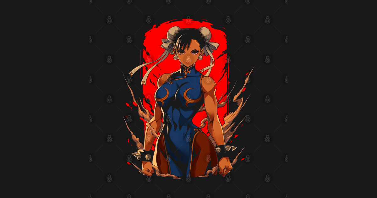 chun li - street fighter - Chun Li - T-Shirt | TeePublic