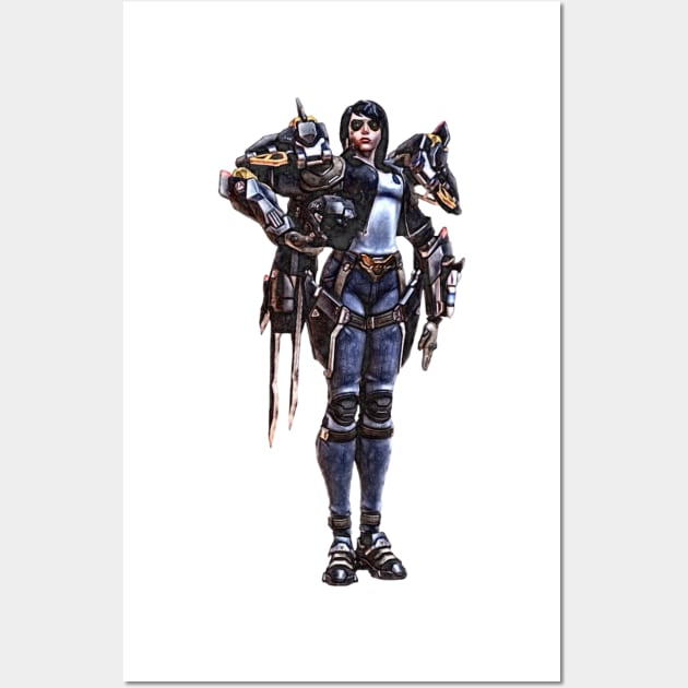 Overwatch Pharah Aviator Skin - Overwatch - Posters and Art Prints ...