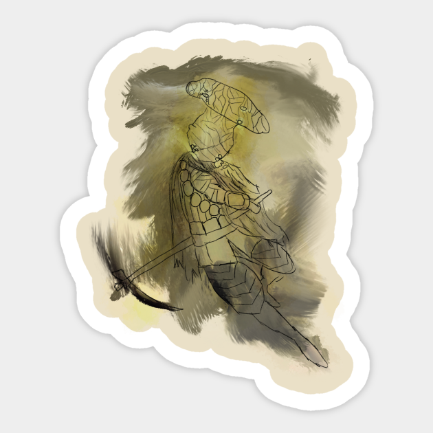 Yellowfinger Heysel - Dark Souls 3 - Sticker | TeePublic