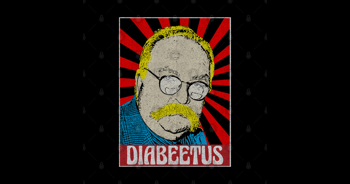 Diabeetus 80s Pop Art Fan Art - Diabeetus - Sticker | TeePublic