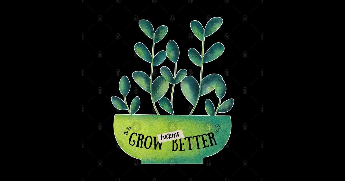 Grow Better | Good Omens | Crowley - Good Omens - Posters and Art ...