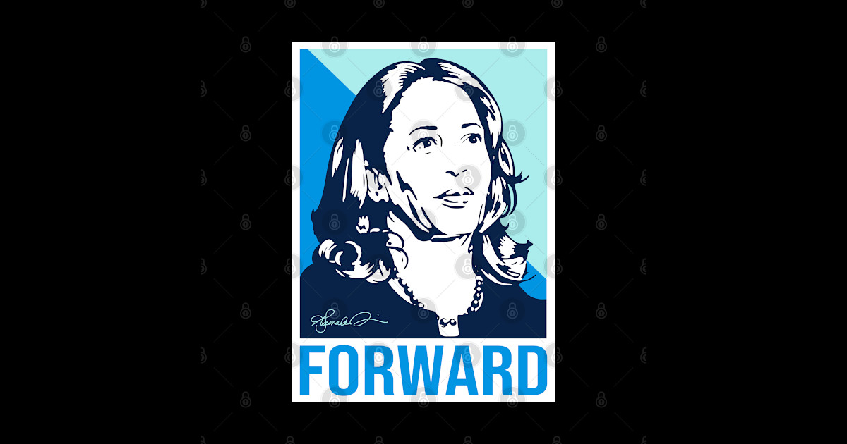 Kamala Harris Forward - Kamala Harris Forward - Sticker | TeePublic