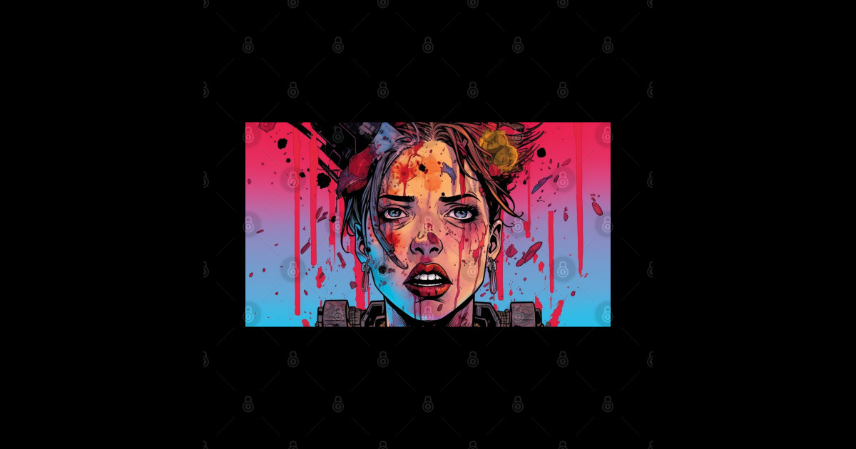 Post Apocalyptic Rugged Female Survivor - Apocalypse - Sticker | TeePublic