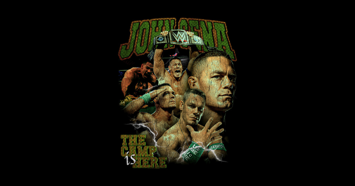 John Cena Vintage - John Cena - Sticker | TeePublic