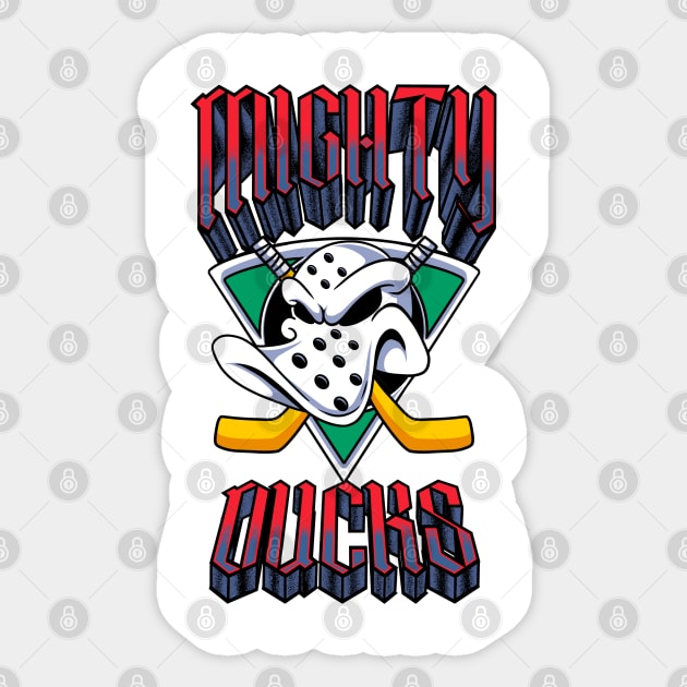 The Mighty Ducks - Mighty Ducks - Sticker | TeePublic