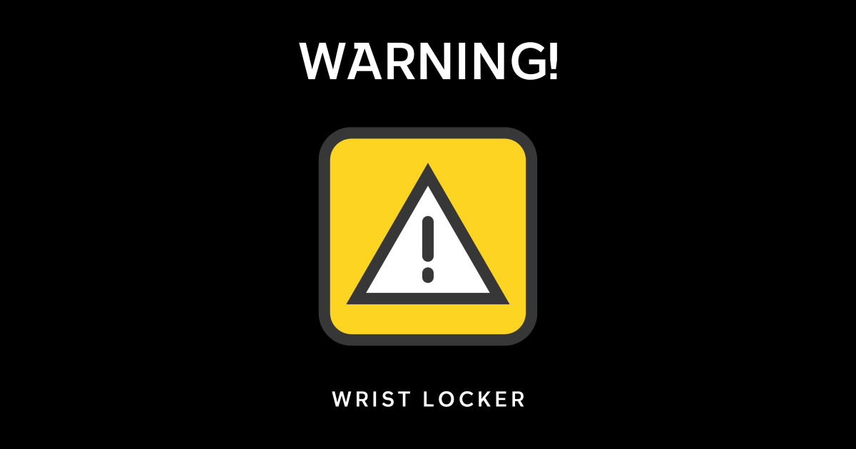 BJJ shirt-warning wrist locker - Jiujitsu - Sticker | TeePublic