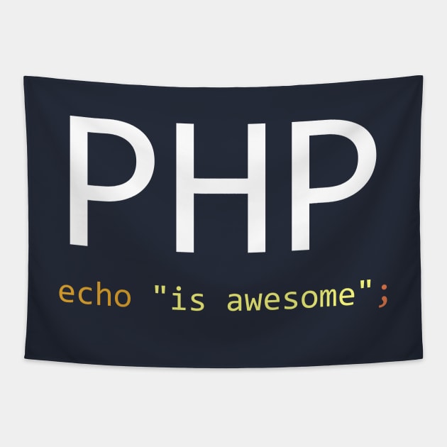 PHP is awesome - Computer Programming - Programming - Tapestry | TeePublic