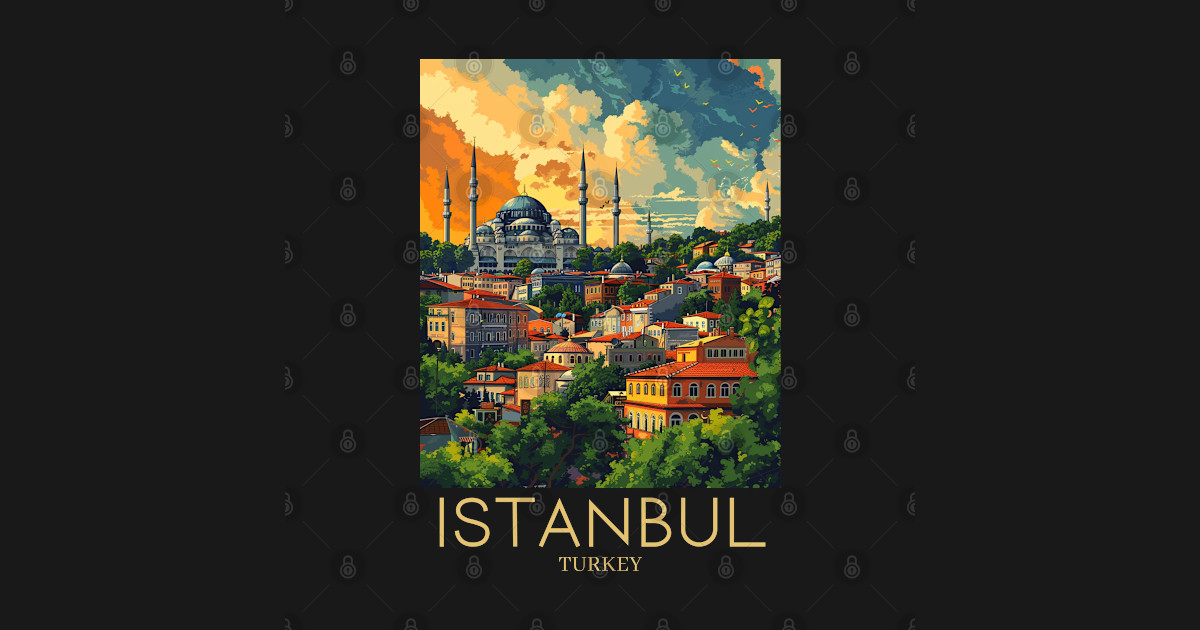 Istanbul Turkey - Istanbul - T-Shirt | TeePublic