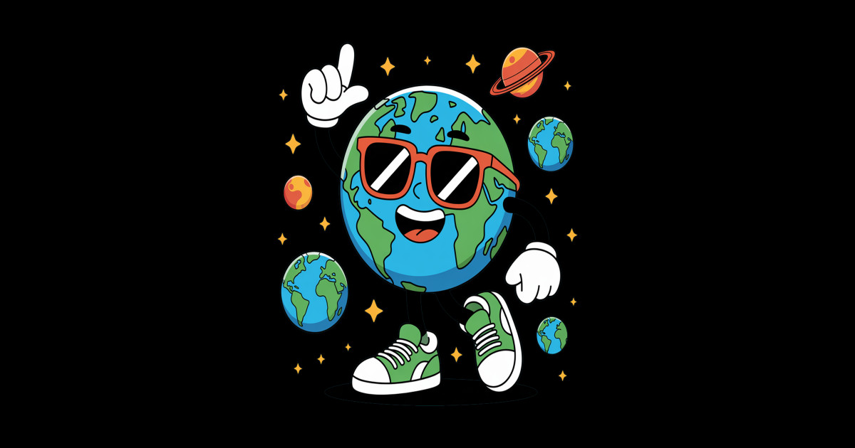 Earth Dab - Earth Day - Earth Dab Earth Day - Sticker | TeePublic