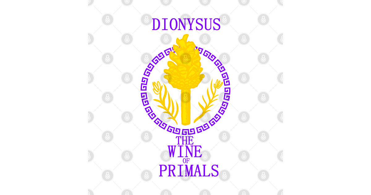 Dionysus Greek Mythology God Symbol - Dionysus - T-Shirt | TeePublic