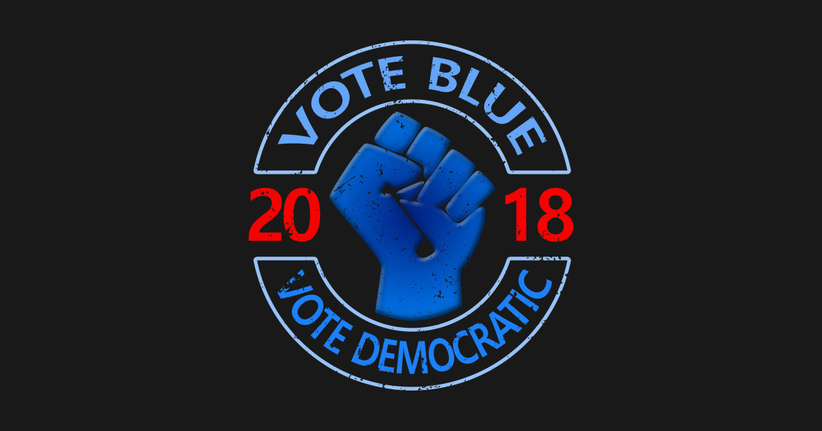 Vote Blue Vote Democrat - Vote - T-Shirt | TeePublic