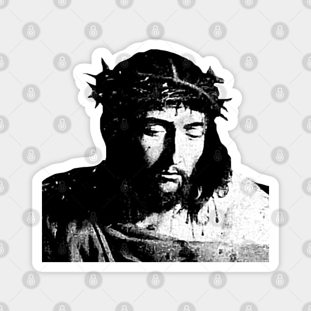 Jesus Christ and his suffering and holy face - Holy Face - Magnet ...