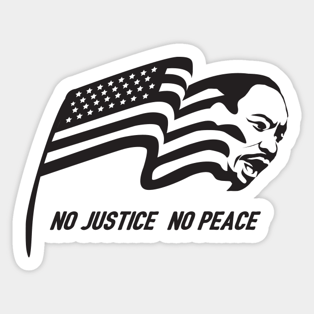 Martin Luther King Jr. American flag symbol in black variety - Martin ...