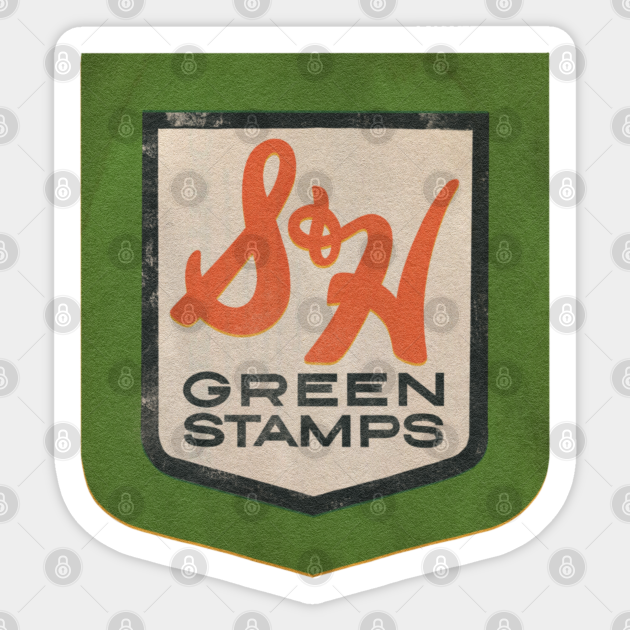 Green Stamps - Green Stamps - Sticker | TeePublic